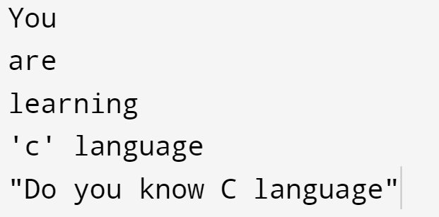 Escape Sequence In C Language EyWiah